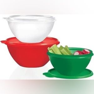 Tupperware | Kitchen | Brand New Tupperware 3 Pc Holiday Wonderlier ...